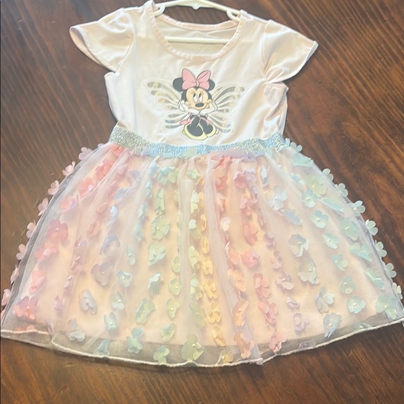 Disney | Dresses | Disney Minnie Mouse Pastel Dress For Kids | Poshmark